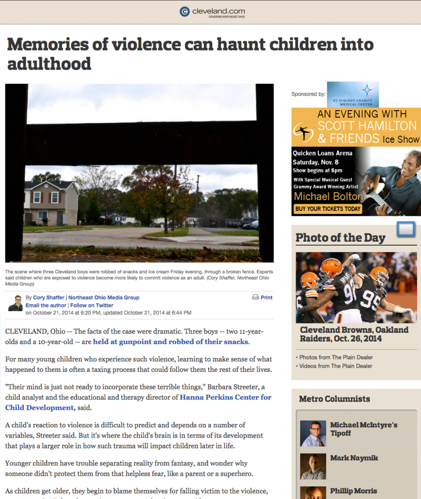 How violence affects young children — Hanna Perkins Center for Child ...